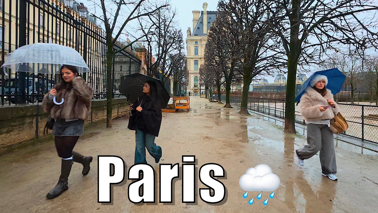 (Suresnes): Paris in the Rain: A Cinematic Winter Walk - Je signale un ...